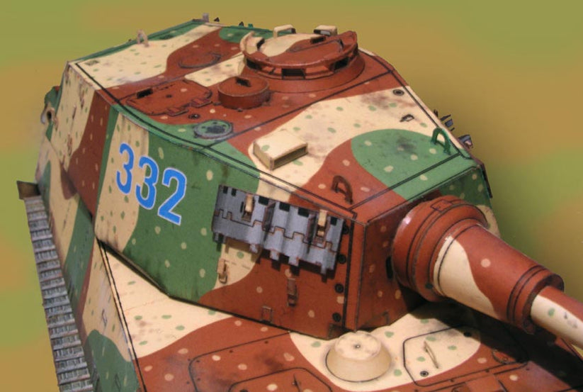 German heavy tank Kingtiger - Papercraft vehicle – Lobster's Papercrafts
