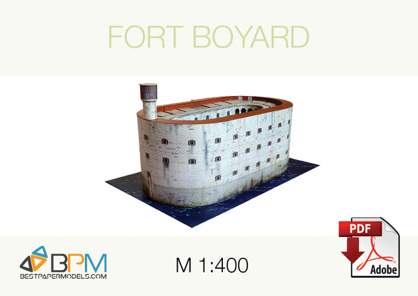 Fort Boyard - Papercraft building – Lobster's Papercrafts