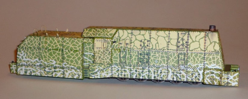 Panzerlok BR57 Armoured - Papercraft train – Lobster's Papercrafts