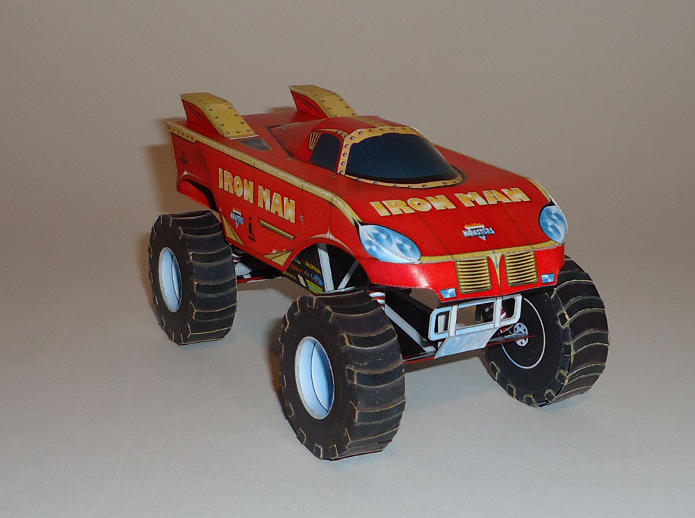 Monster truck II - Papercraft vehicle – Lobster's Papercrafts