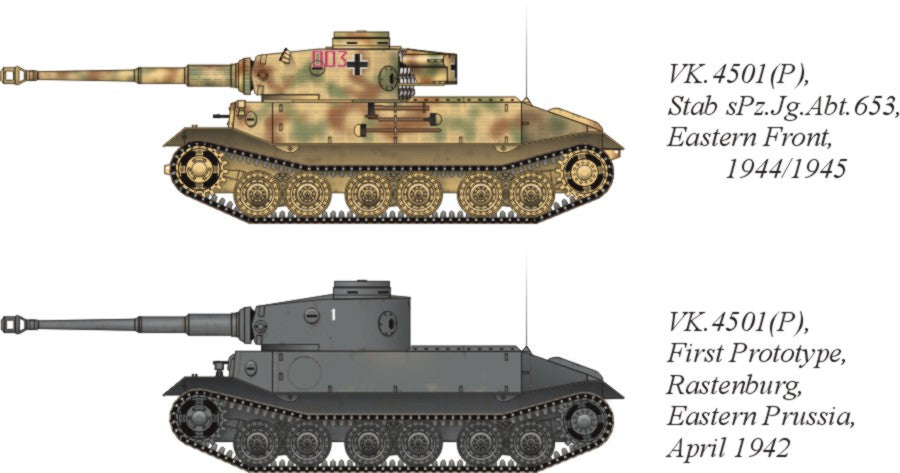 Porsche Tiger VK4501 - Papercraft vehicle – Lobster's Papercrafts