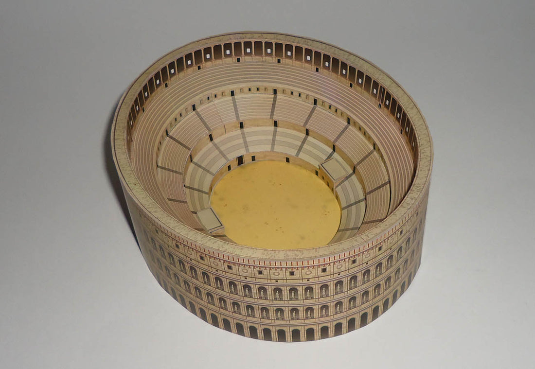 Roman Colosseum - Papercraft building – Lobster's Papercrafts